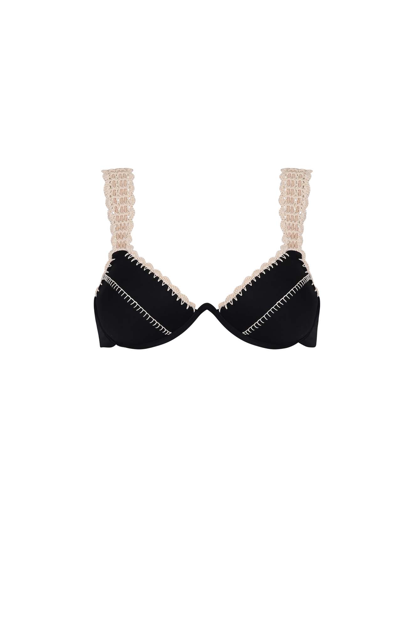 Capittana Alessia Black Bikini Top | Bikini Market